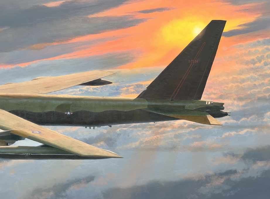 B-52 painting by Steven Heyen